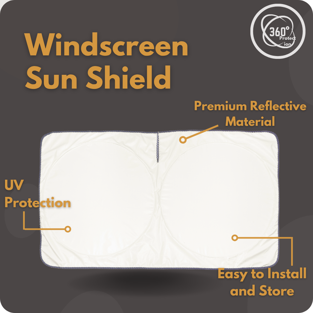 Windscreen Sun Shield Universal Fit Premium