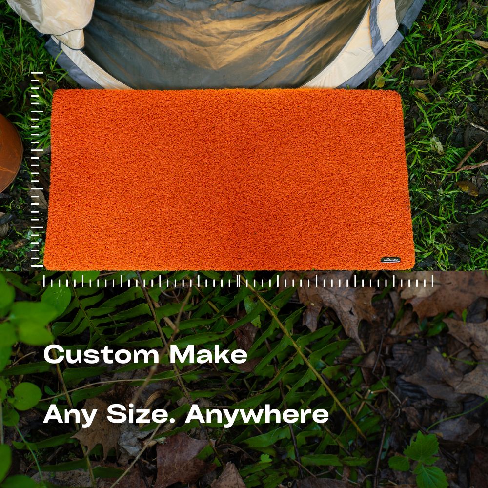 [Custom Size] Snug Outdoor Mats - Pumpkin Orange
